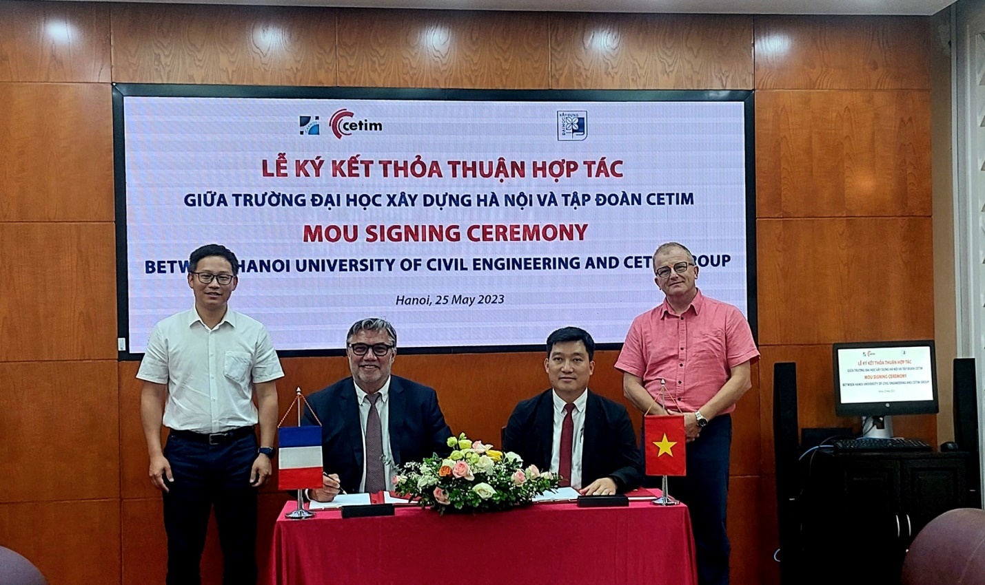 Signing Ceremony of Cooperation Agreement between Hanoi University of ...